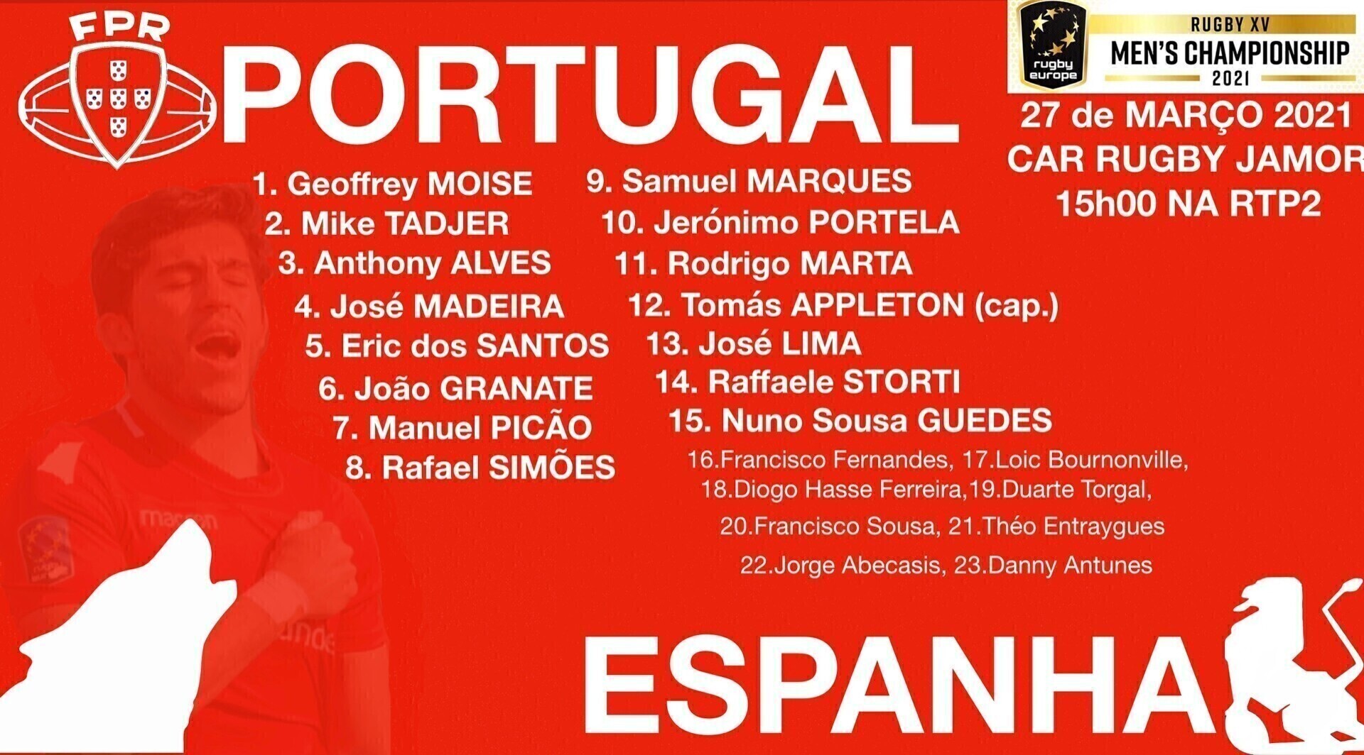 PORTUGAL RUGBY - Os Lobos contra OS Leones