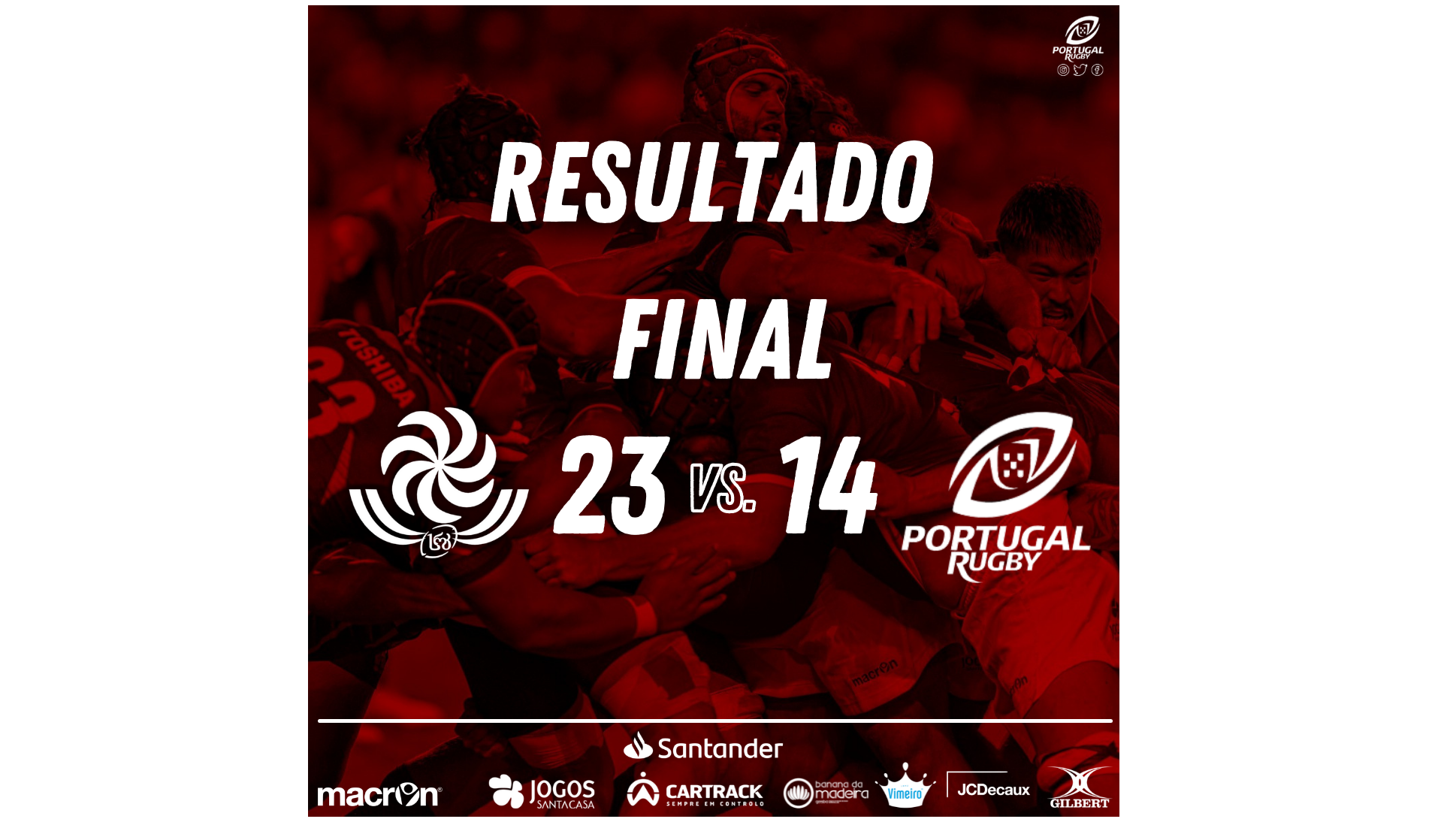 PORTUGAL RUGBY - Os Lobos perdem o último jogo da época 21/22