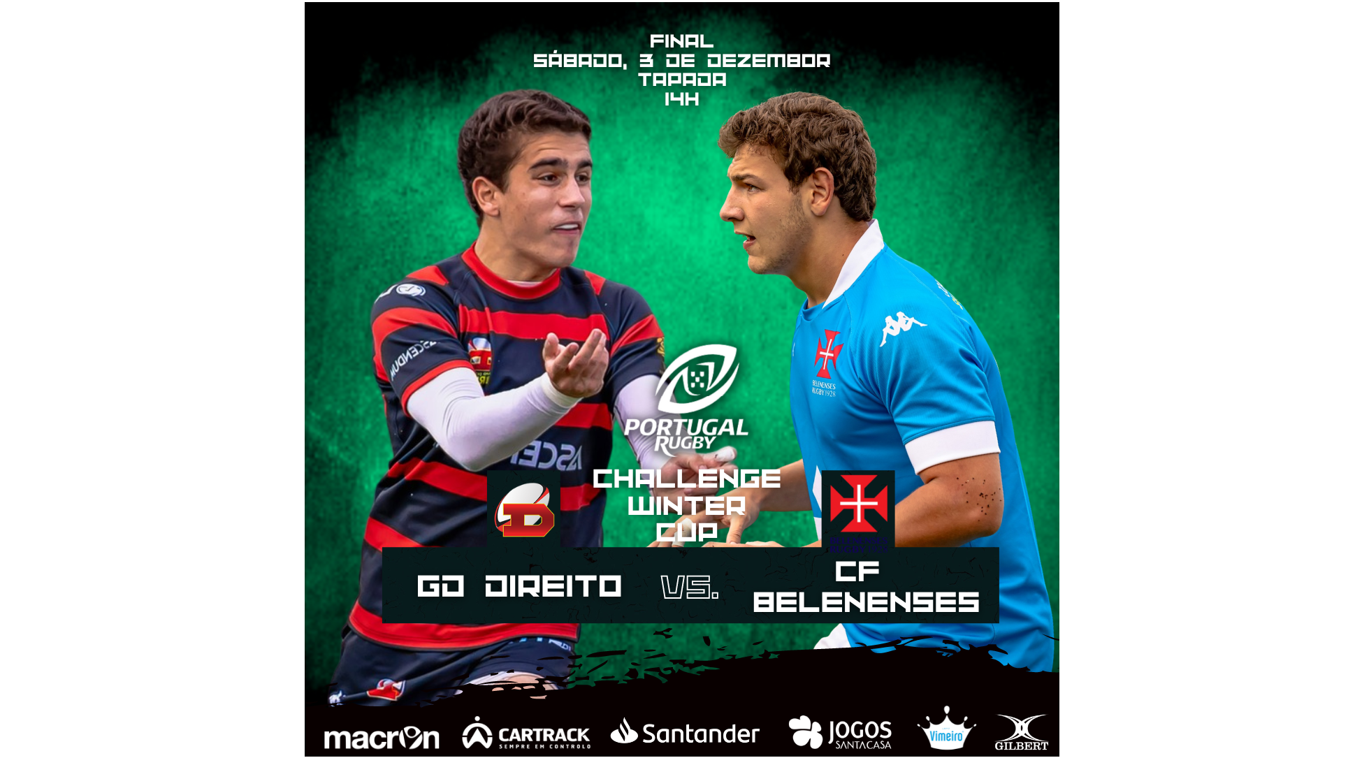PORTUGAL RUGBY - Direito e Belenenses disputam a primeira final da época